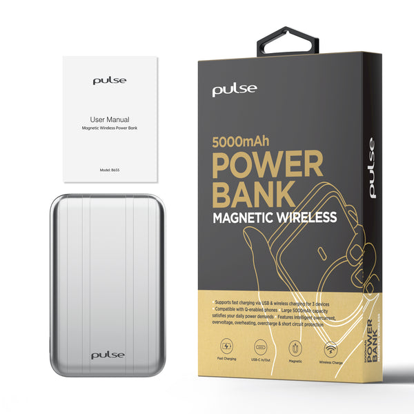 Pulse 5000mah Magsafe Power Bank - Black – Imagine Online