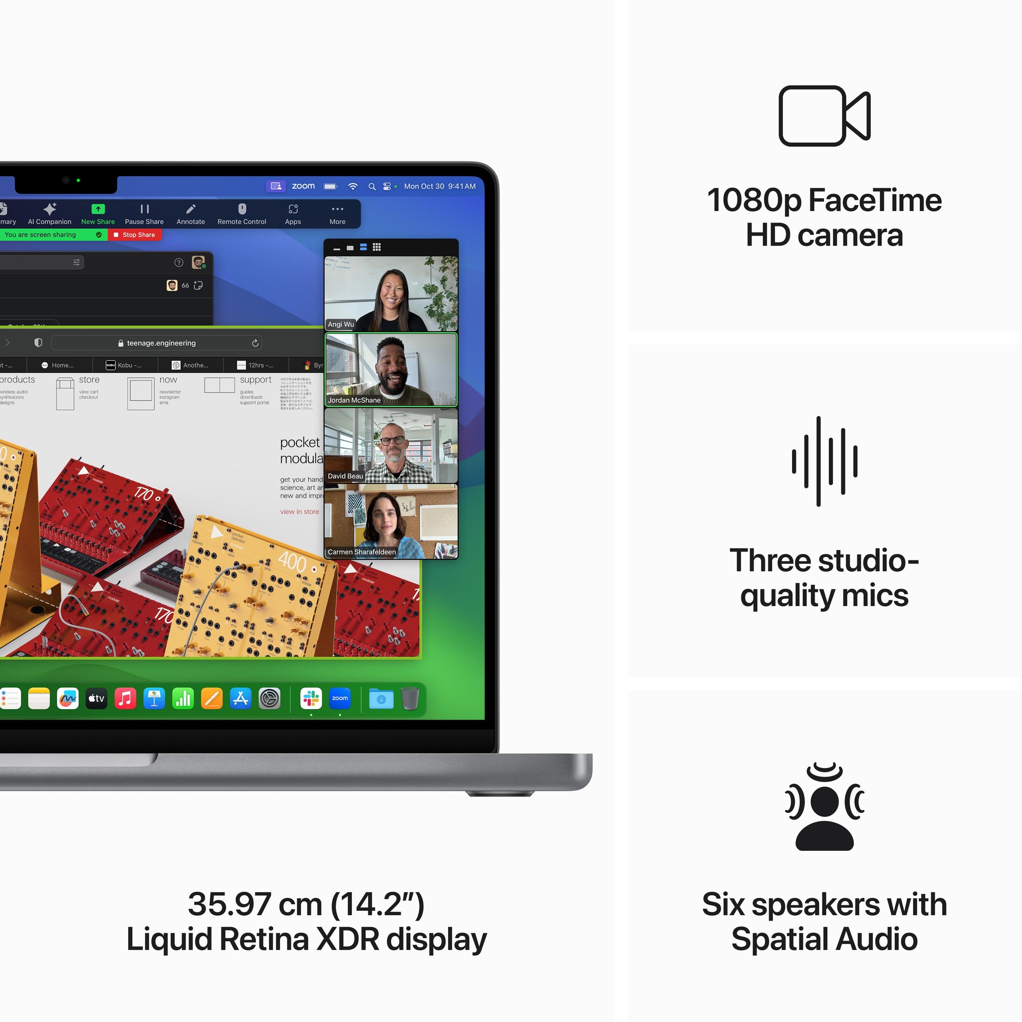 14-inch MacBook Pro: Apple M3 chip with 8‑core CPU and 10‑core GPU, 51 ...