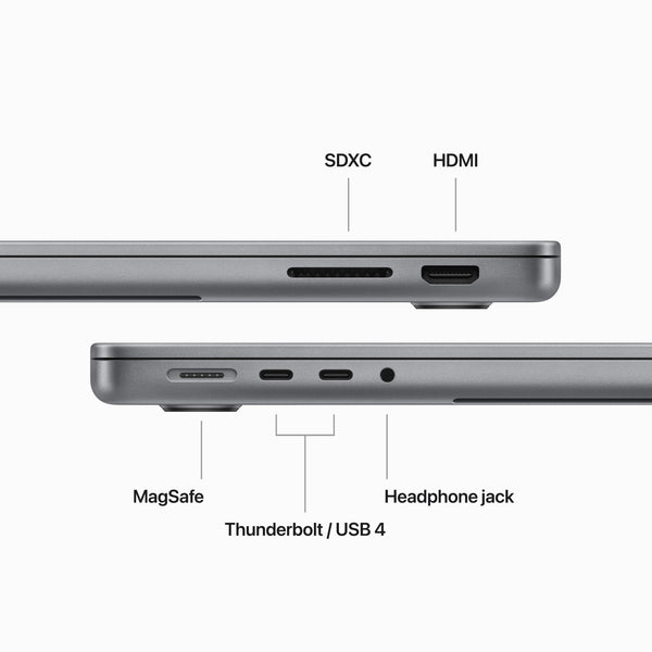 14-inch MacBook Pro M3 Space Grey – 512GB, 8GB RAM, M3 Chip – Imagine ...